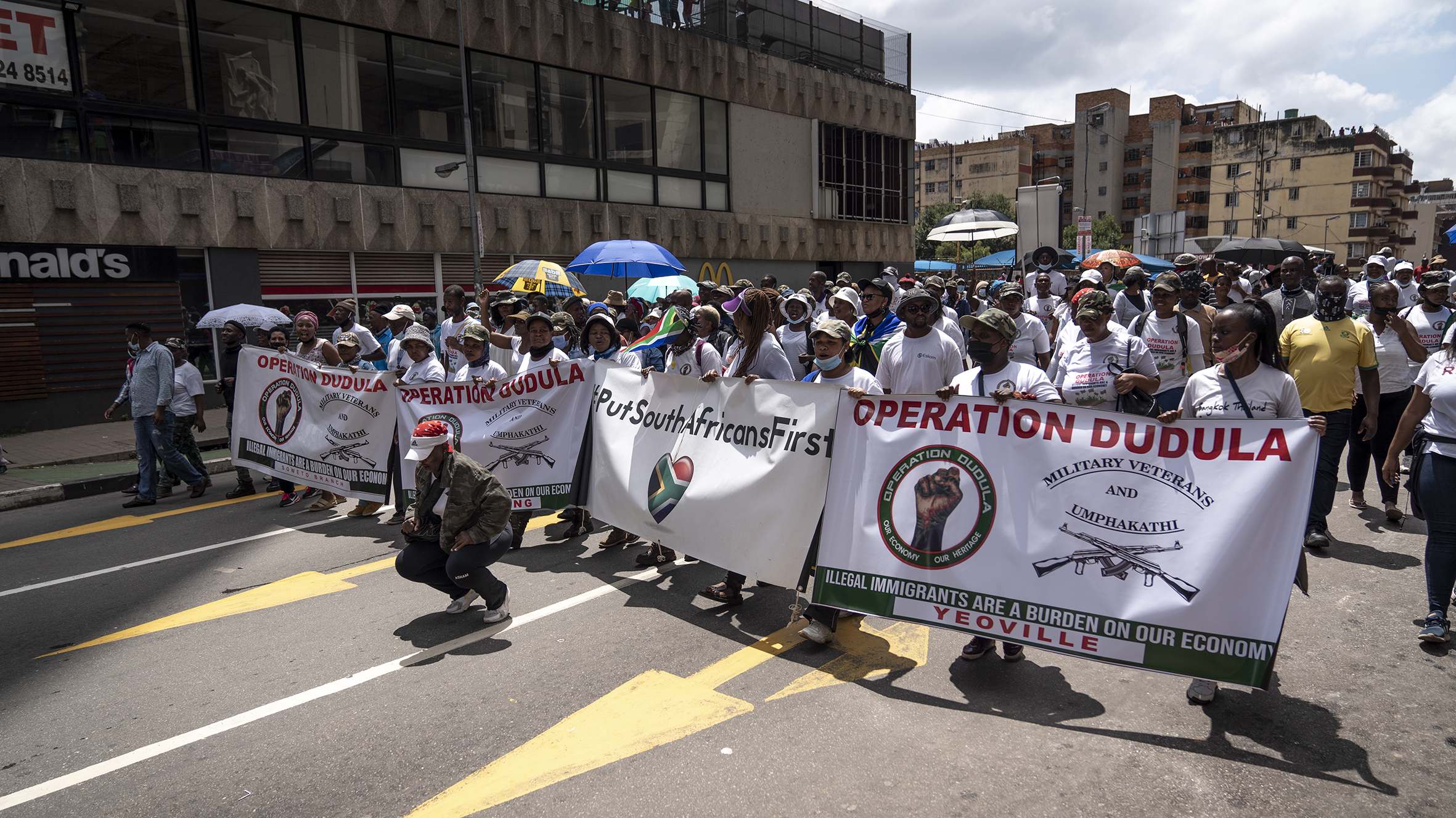 A movement gains force to 'put South Africans first,' and to drive ...