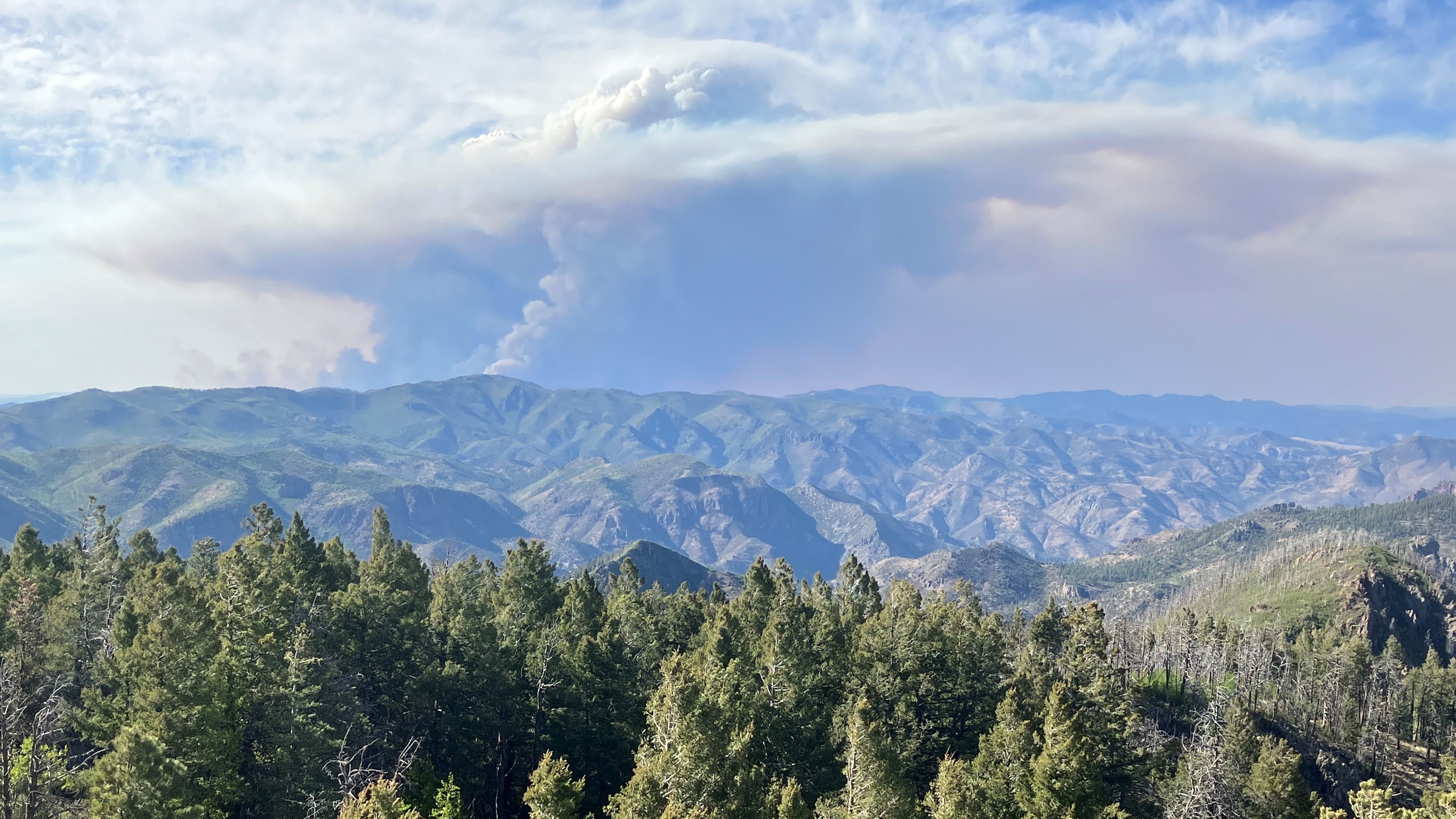 A New Mexico firewatcher describes watching his world burn : NPR