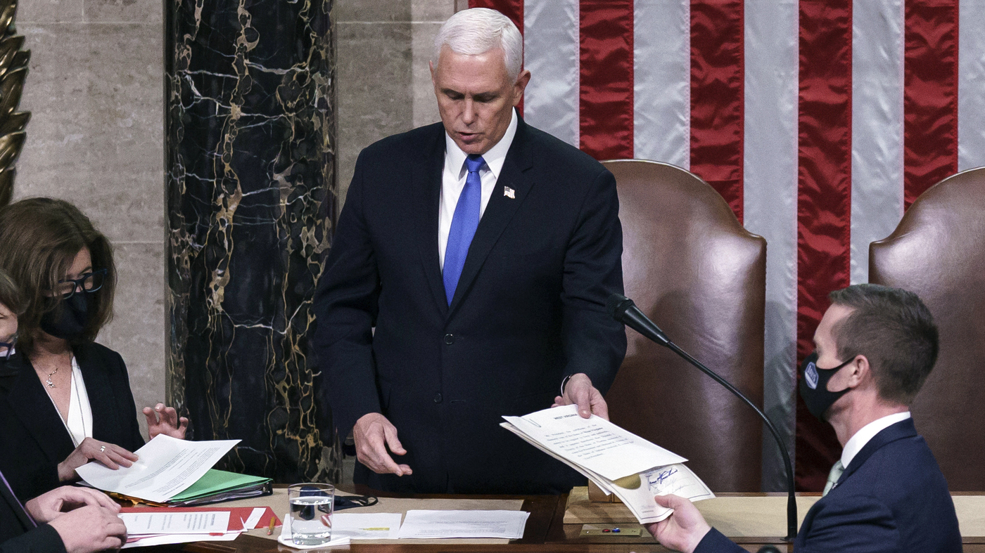 Here's how senators aim to change the Electoral Count Act : NPR