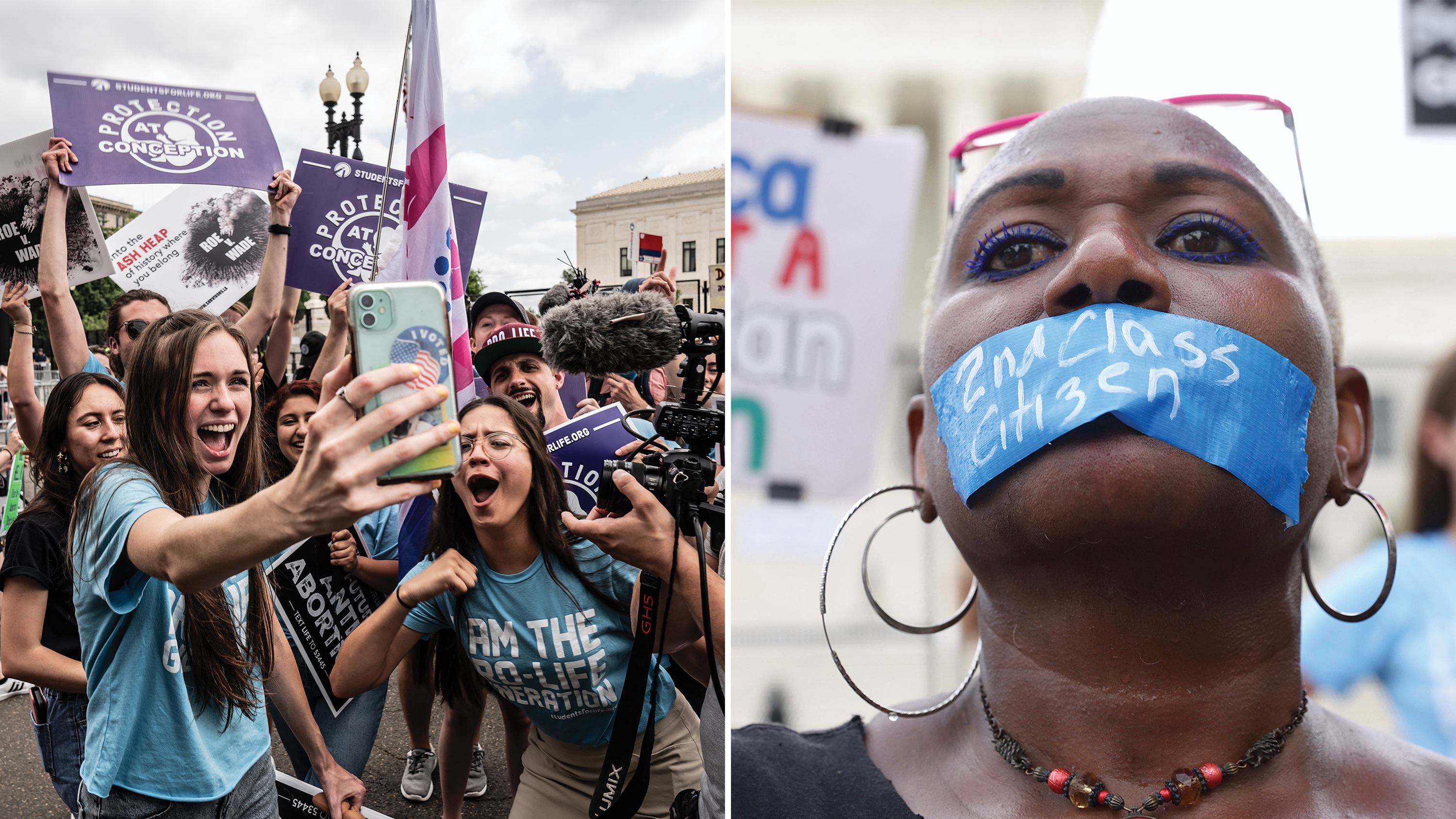 Photos: See reactions to the Roe v. Wade decision across the U.S. : The ...