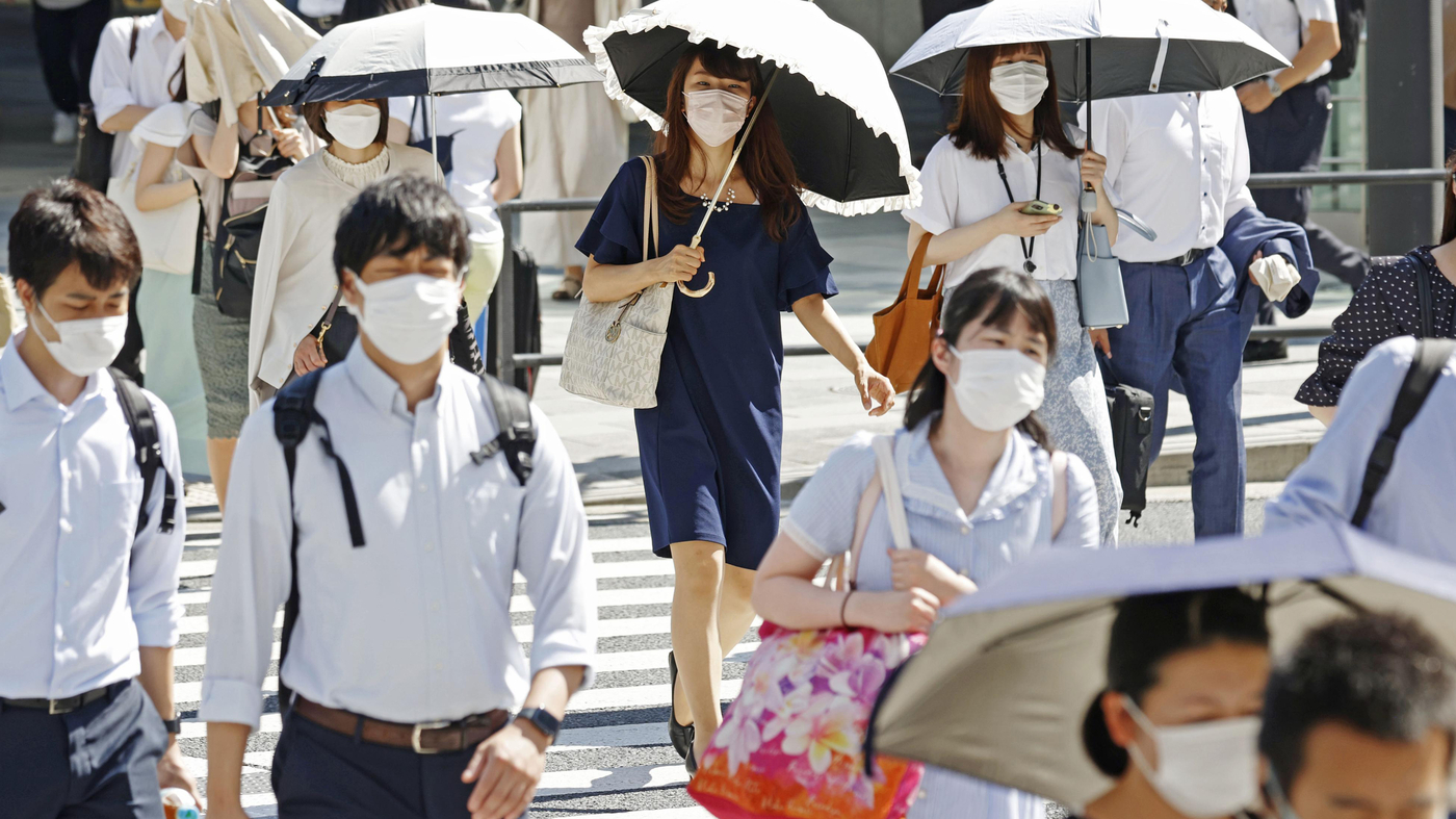 Tokyo warned of power crunch as Japan endures heat wave : NPR