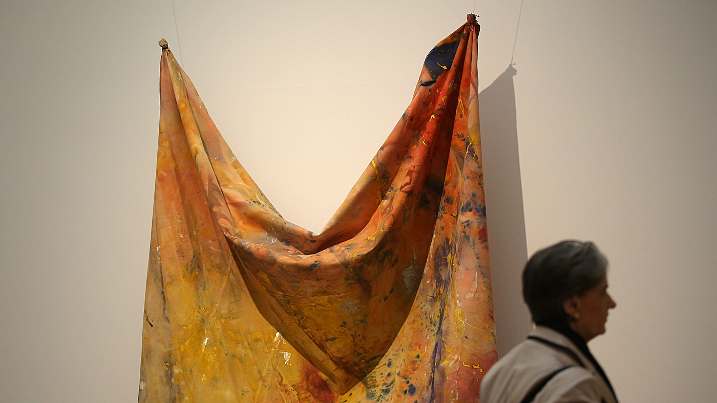 Artist Sam Gilliam has died at 88. Some of his works were draped ...