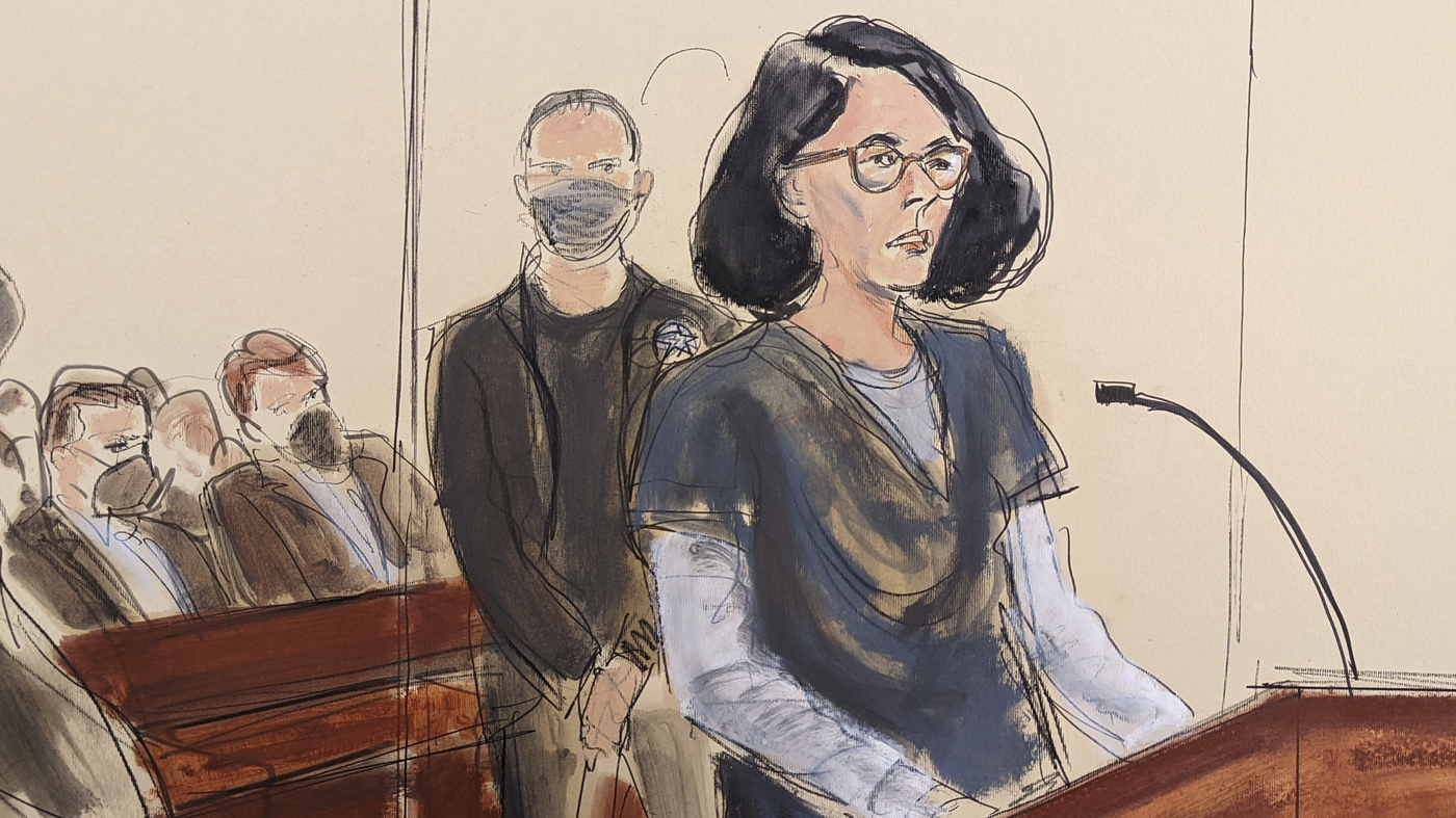 Ghislaine Maxwell is sentenced to 20 years in prison : NPR