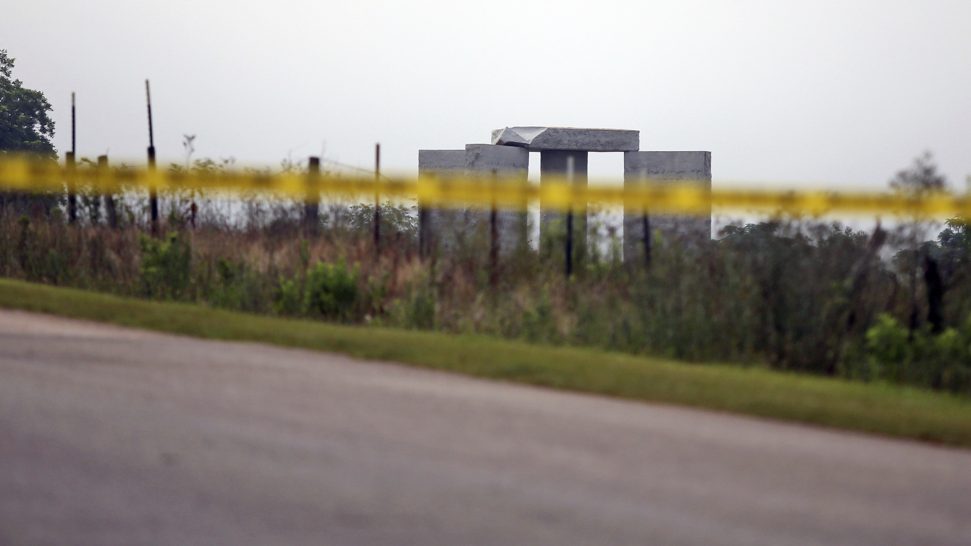 Georgia Guidestones monument, target of satanism rumors, damaged by ...