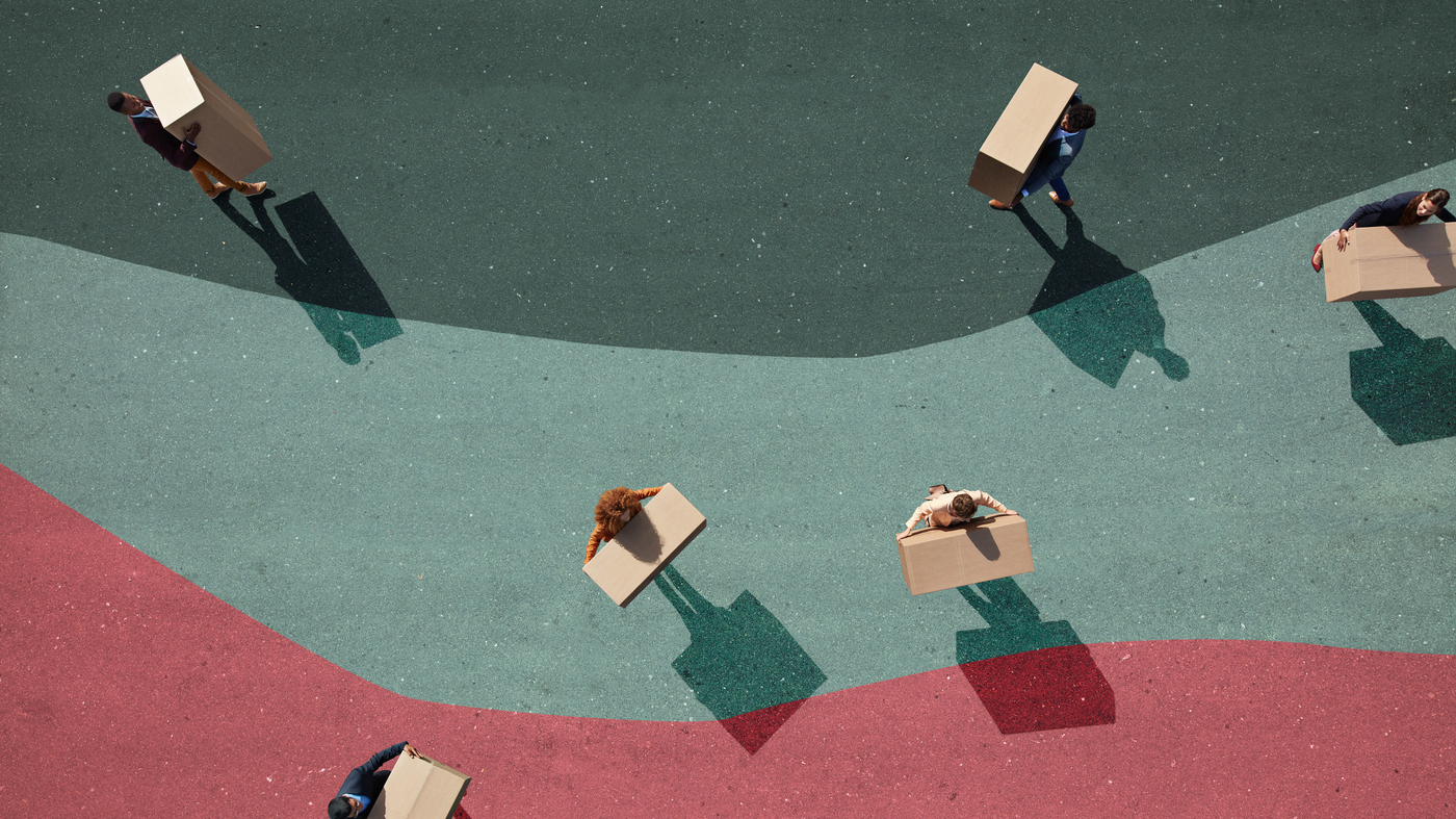 Scattered layoffs leave workers scrambling as economy cools : NPR