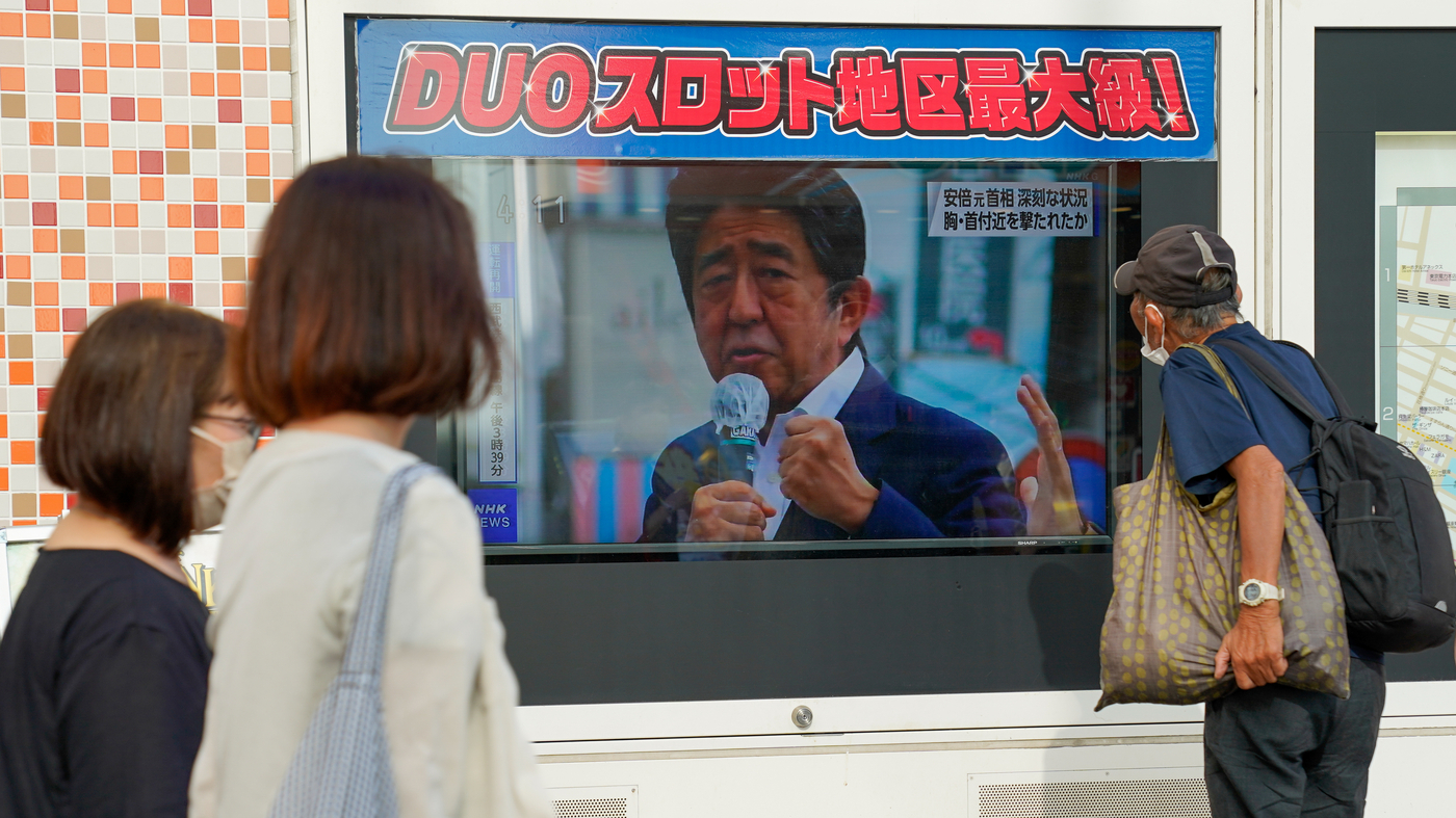 Abe assassination is a rare act of gun violence in Japan : NPR
