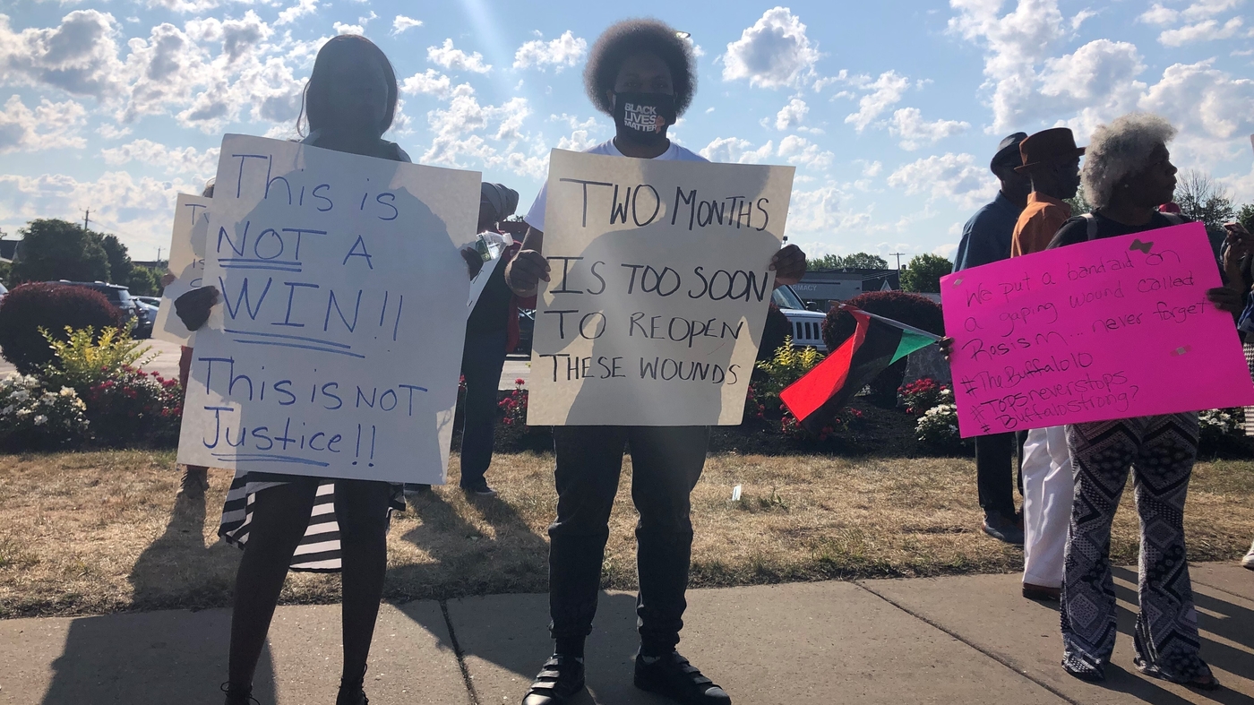 Tops grocery store in Buffalo, N.Y., reopens after mass shooting : NPR