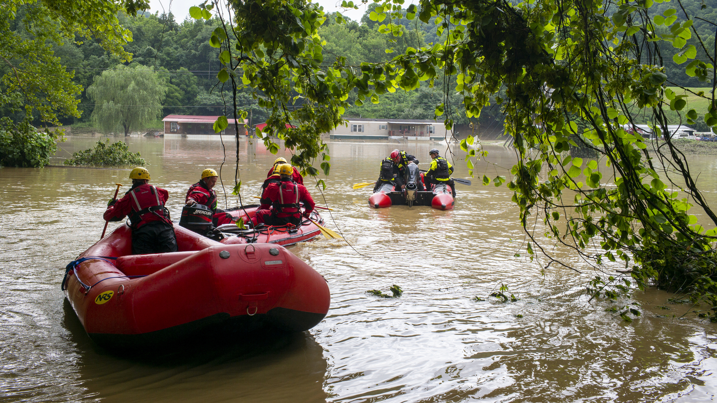 Major flooding in Kentucky leaves at least 16 dead : NPR