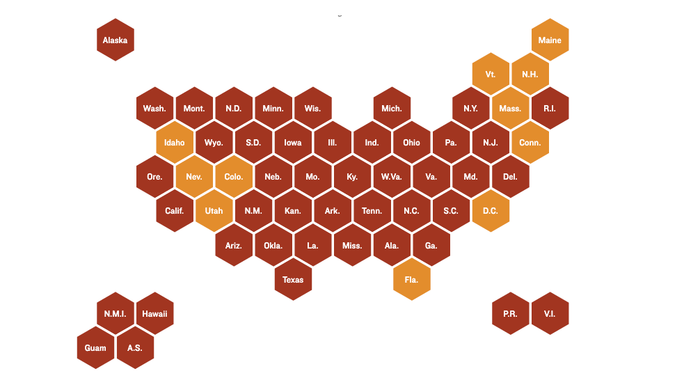 Coronavirus update: Maps and charts for U.S. cases and deaths : Shots ...