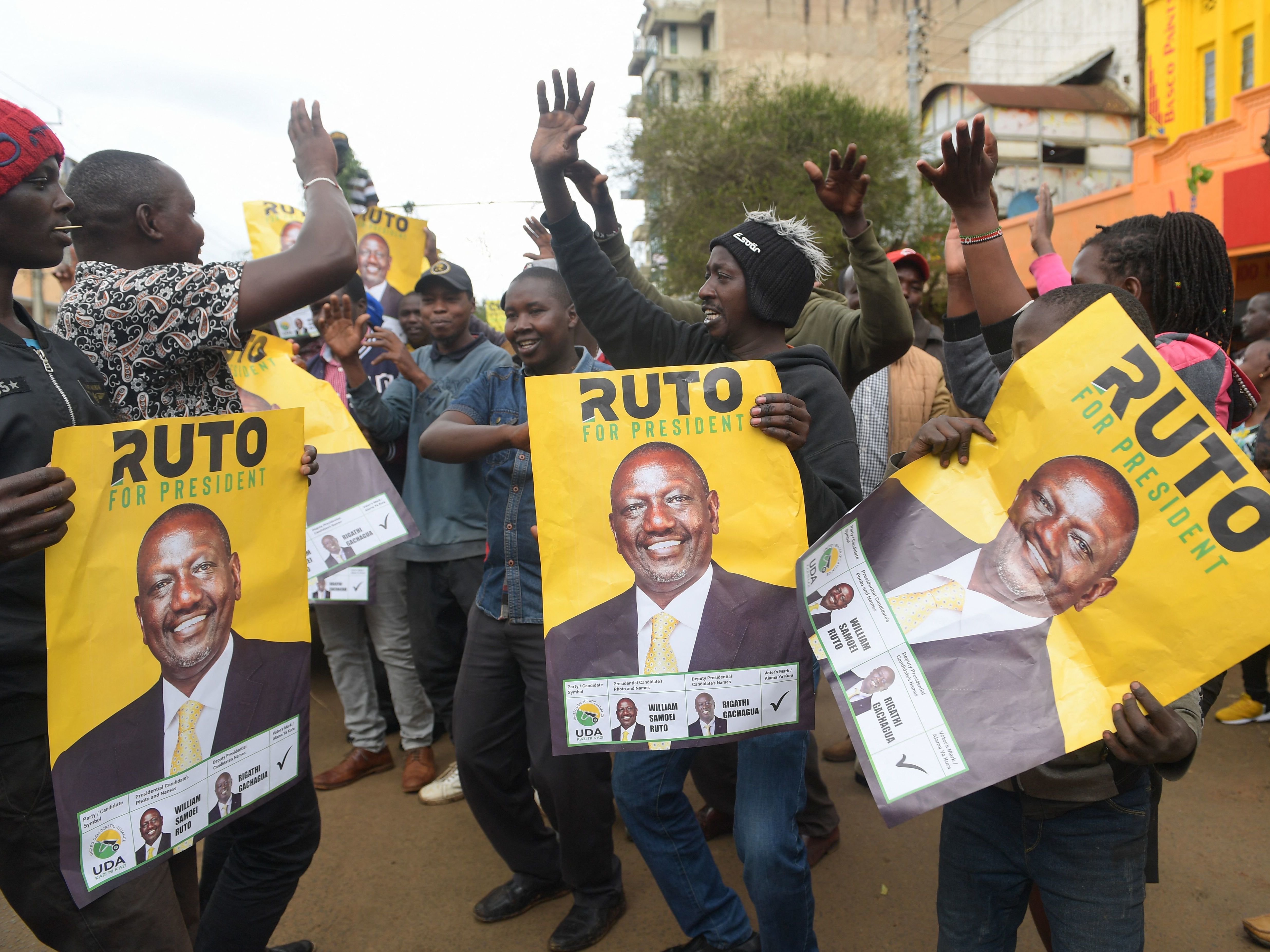 William Ruto is declared the winner of Kenya's presidential election ...