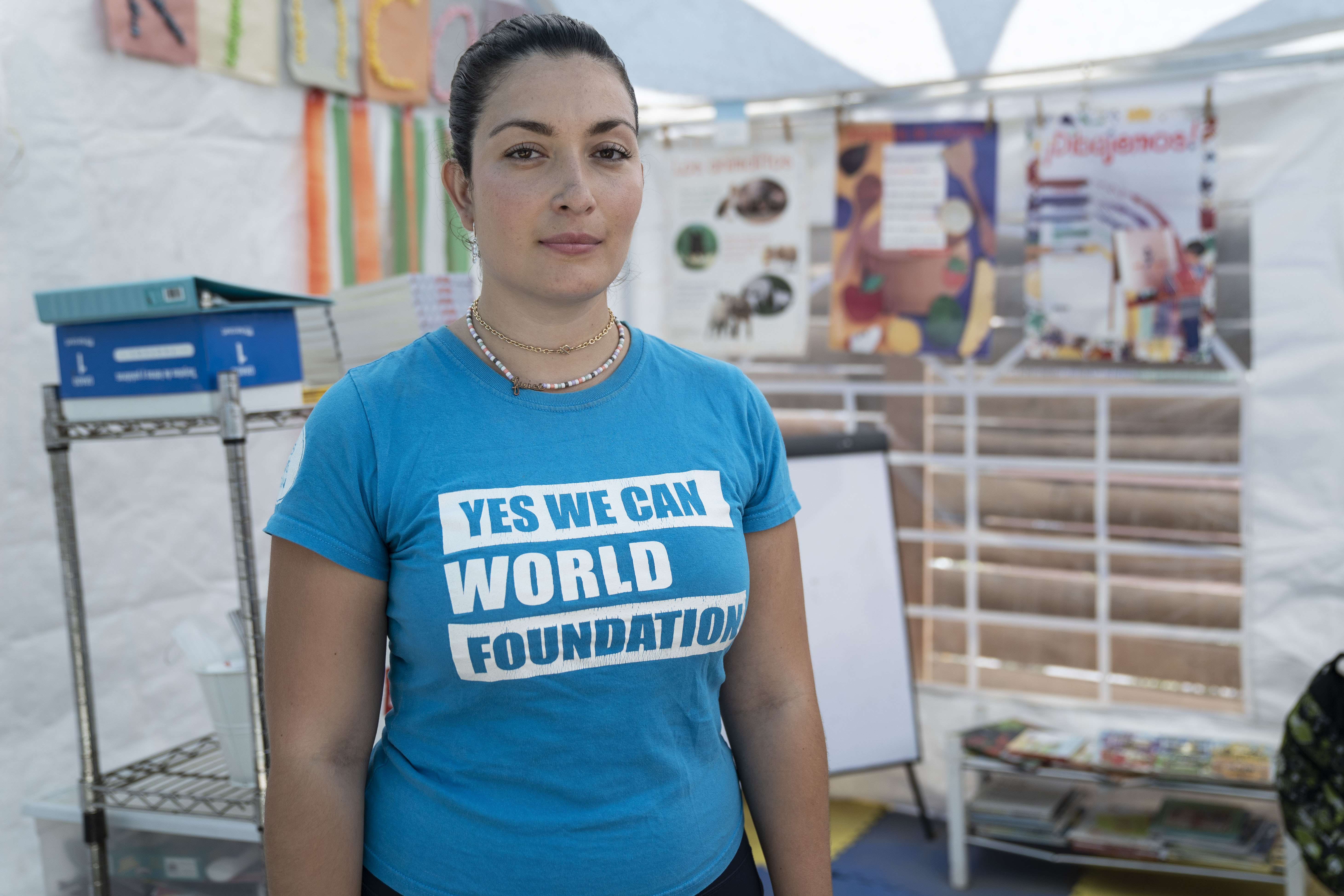 In converted buses and tin-roof sheds, migrant students get a lesson in ...