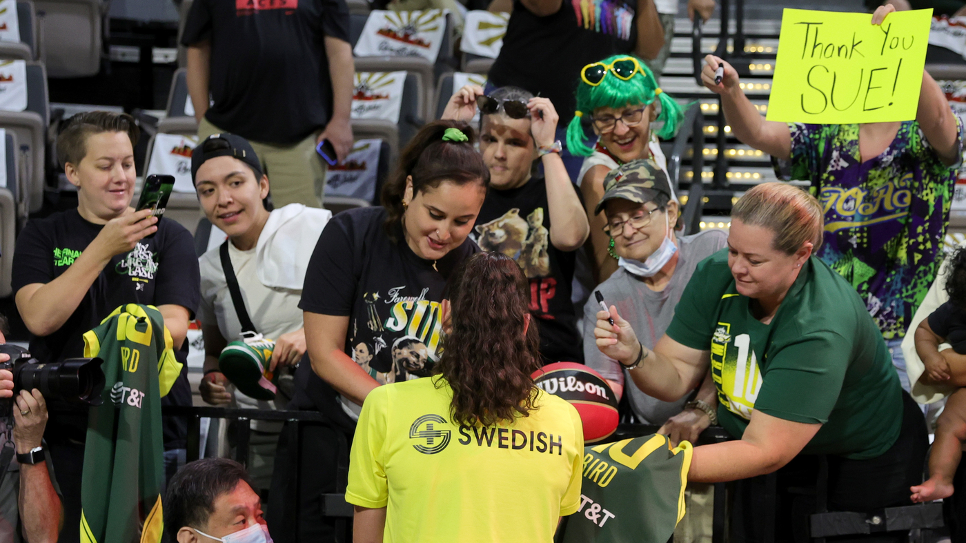 WNBA legend Sue Bird retires after Seattle Storm playoff loss : NPR