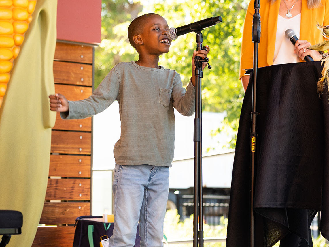 Meet South Dakota's new corn-bassador, a boy who recently found out that corn is real | NCPR News
