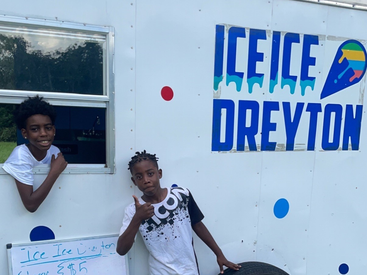 A 12-year-old boy is learning about business, and life, slinging snow ...
