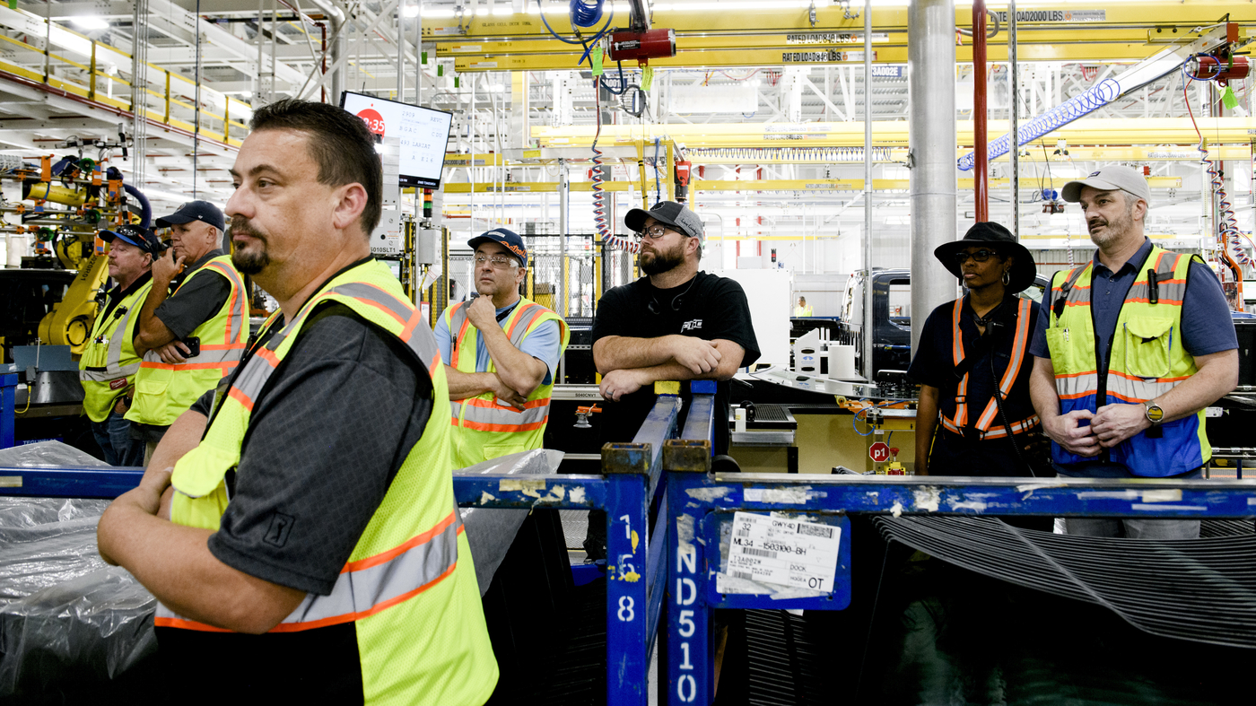 The electric vehicle boom is already transforming the auto workforce : NPR