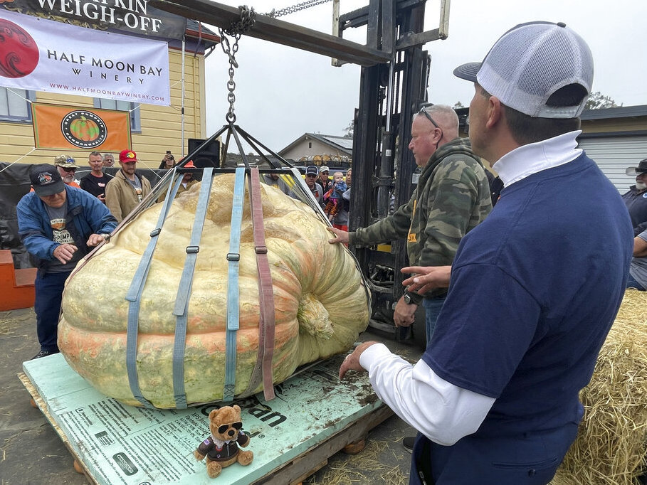 What's next for the world-champ pumpkin? A parade, pics and a record ...