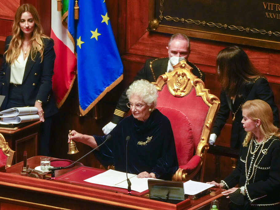 Holocaust-surviving lawmaker opens Italy's Senate, even as the far ...