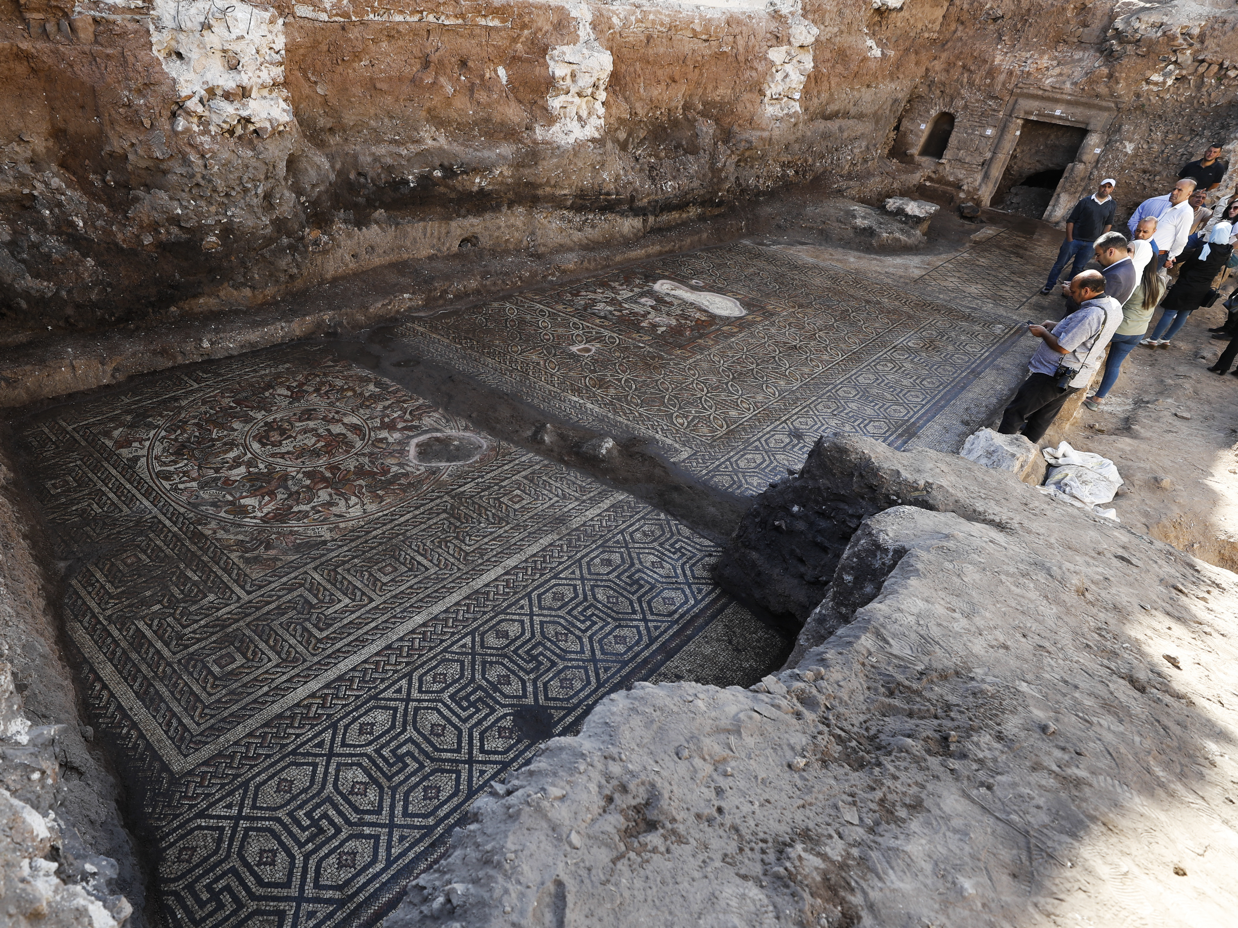 A rare Roman-era mosaic is uncovered during the excavation of an old building in Syria | NCPR News