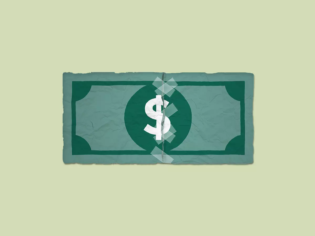 The office where mutilated currency gets repaired : Planet Money : NPR