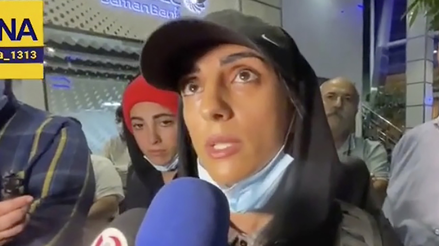 Iran's Elnaz Rekabi, who competed without hijab, in Tehran : NPR