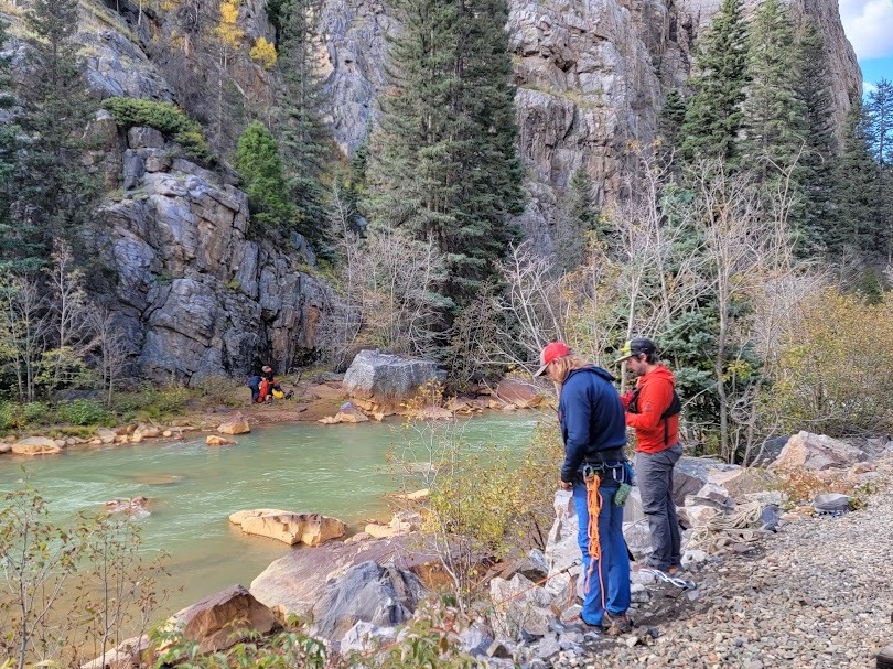 A train passenger saw a woman waving for help. It was a hiker who'd ...