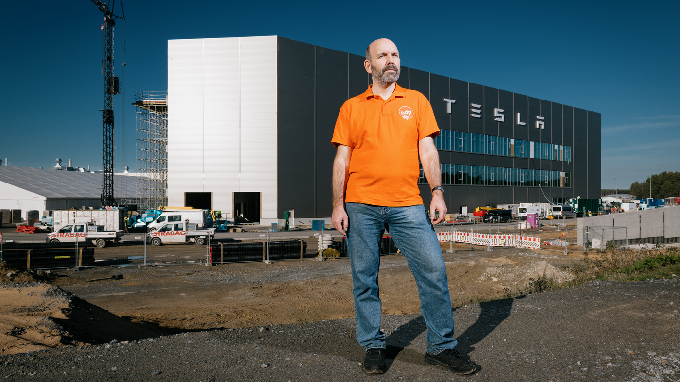 Drought stands in way of expanding Tesla's first European factory : NPR