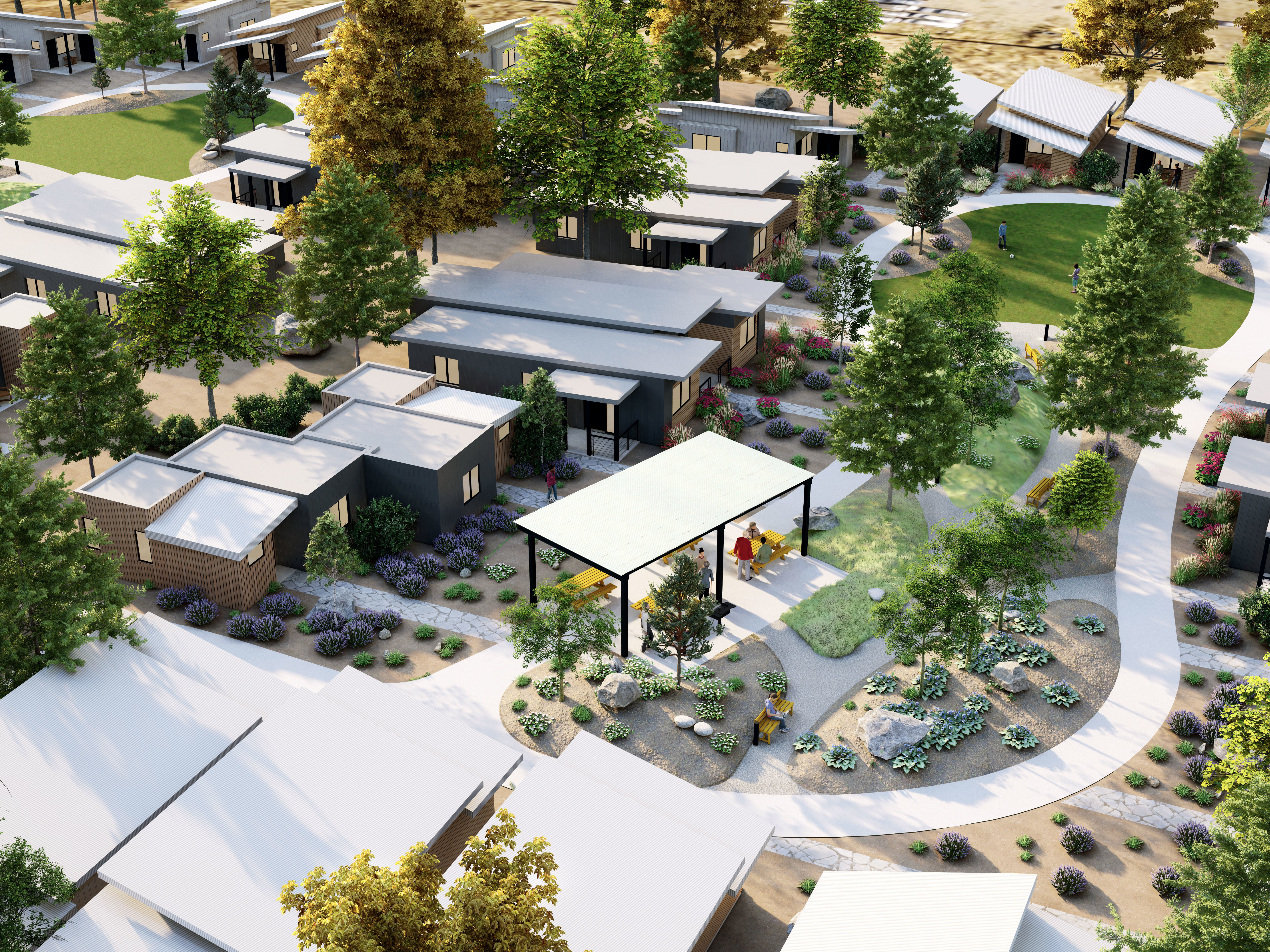 A village for Salt Lakers experiencing homelessness is designed for ...