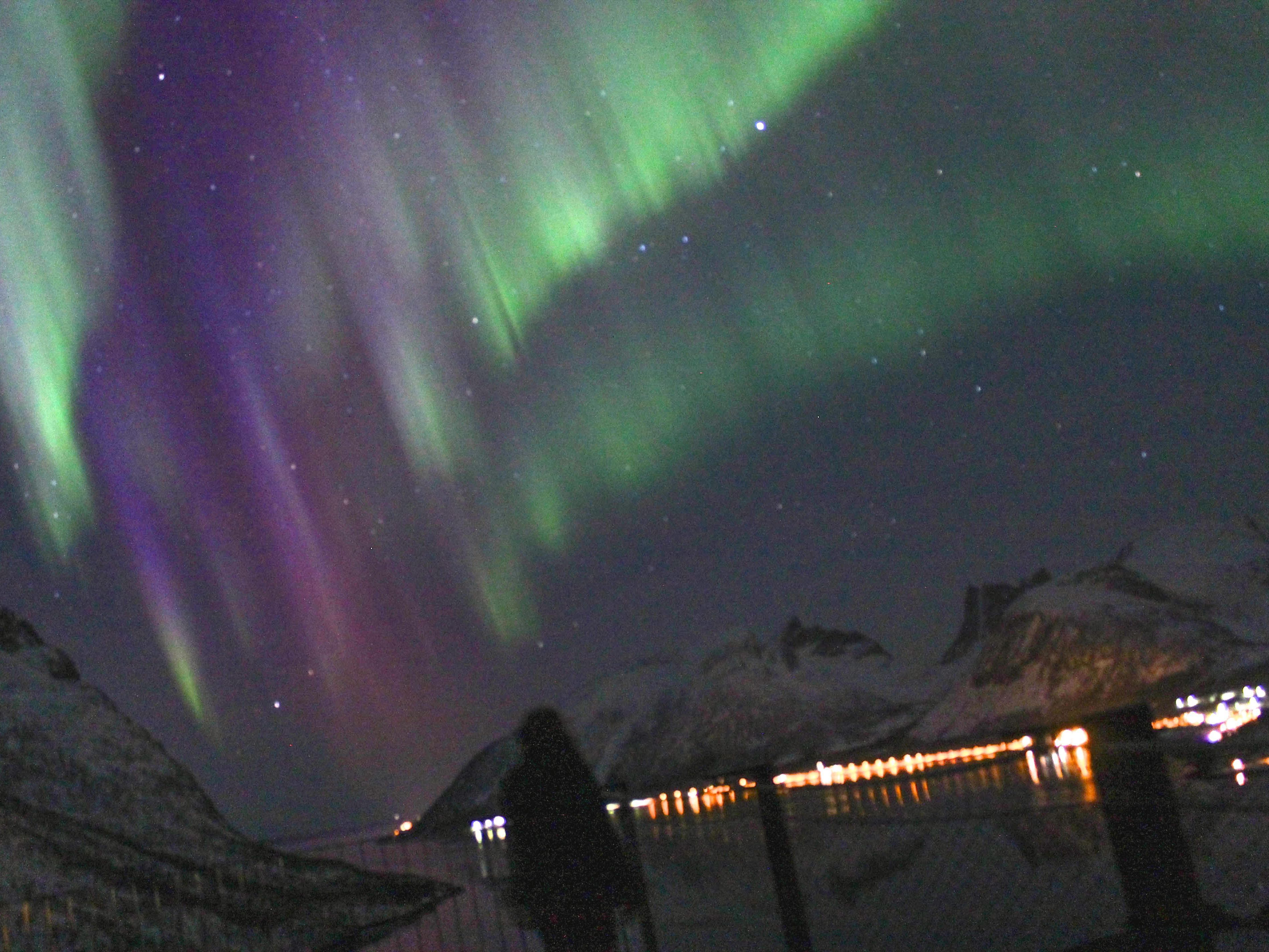 dark cold winter sun