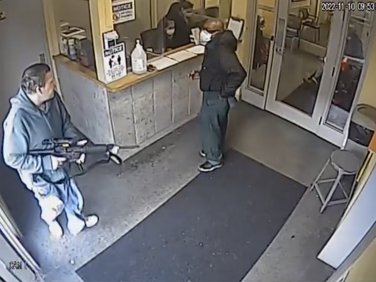 A guard stopped a gunman from entering a Buffalo methadone clinic : NPR