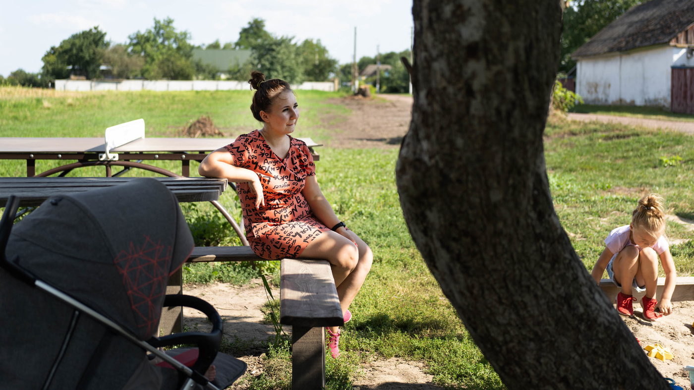 Raising a newborn during war : NPR