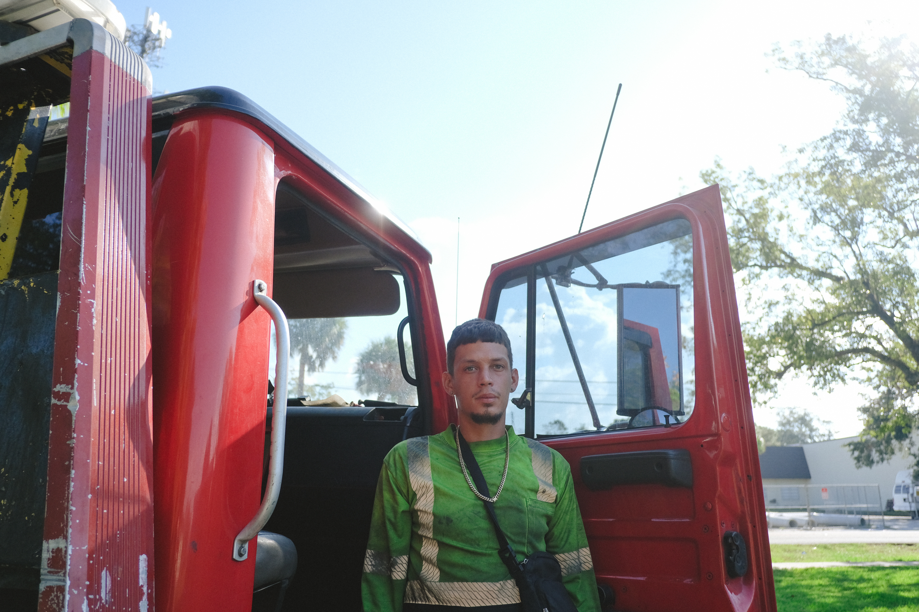 Tow truck driver leads a nomadic and hectic life in the aftermath of ...