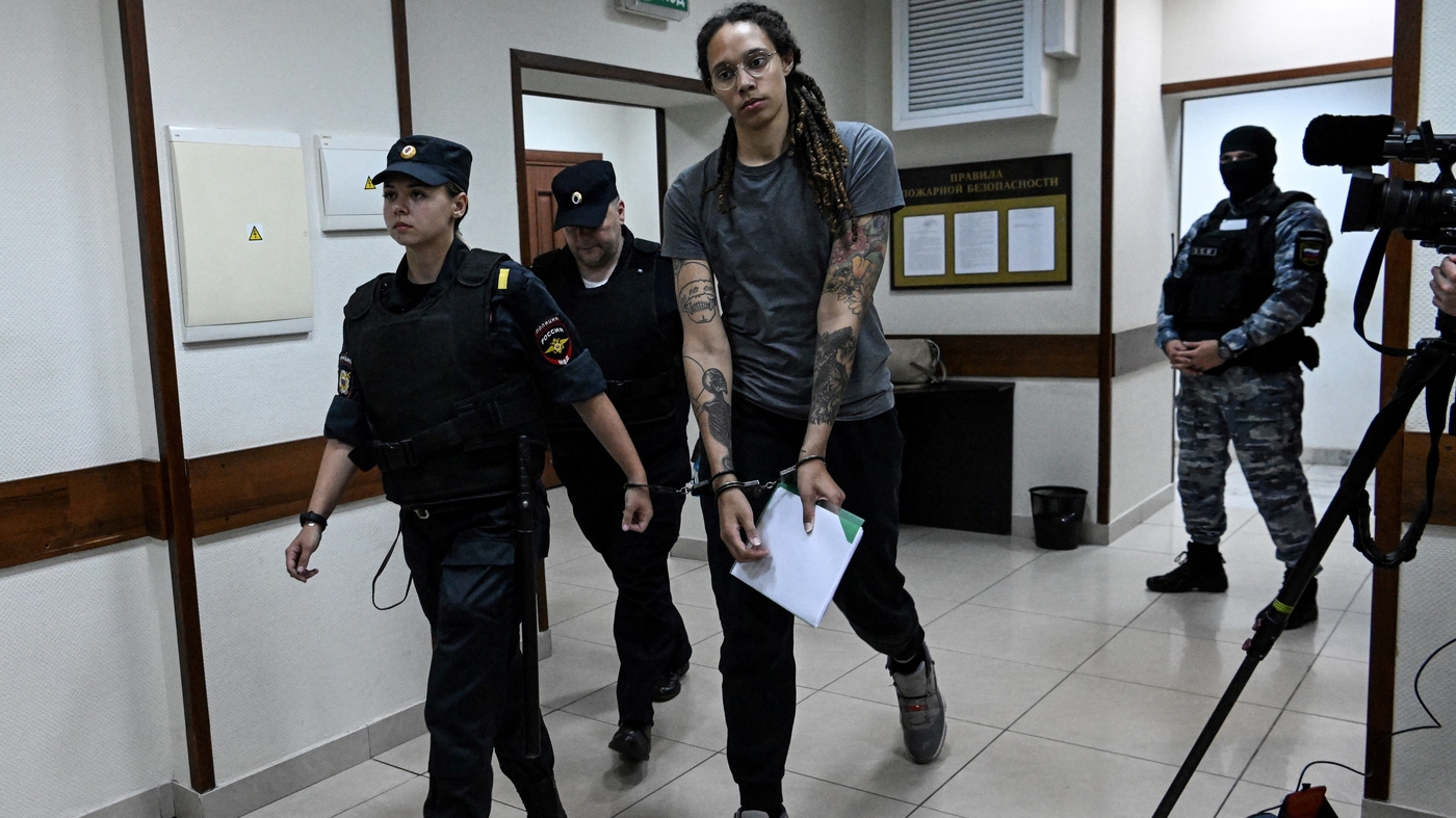 WNBA star Brittney Griner has been freed from Russian prison : NPR