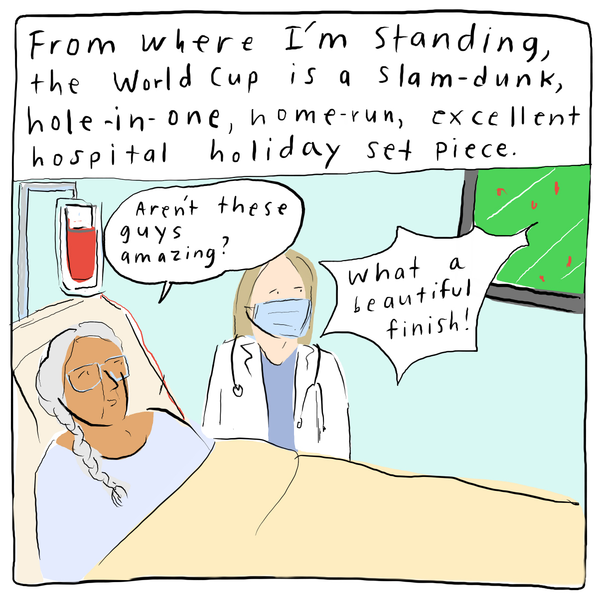 World Cup fever sparks joy in hospitals | NCPR News