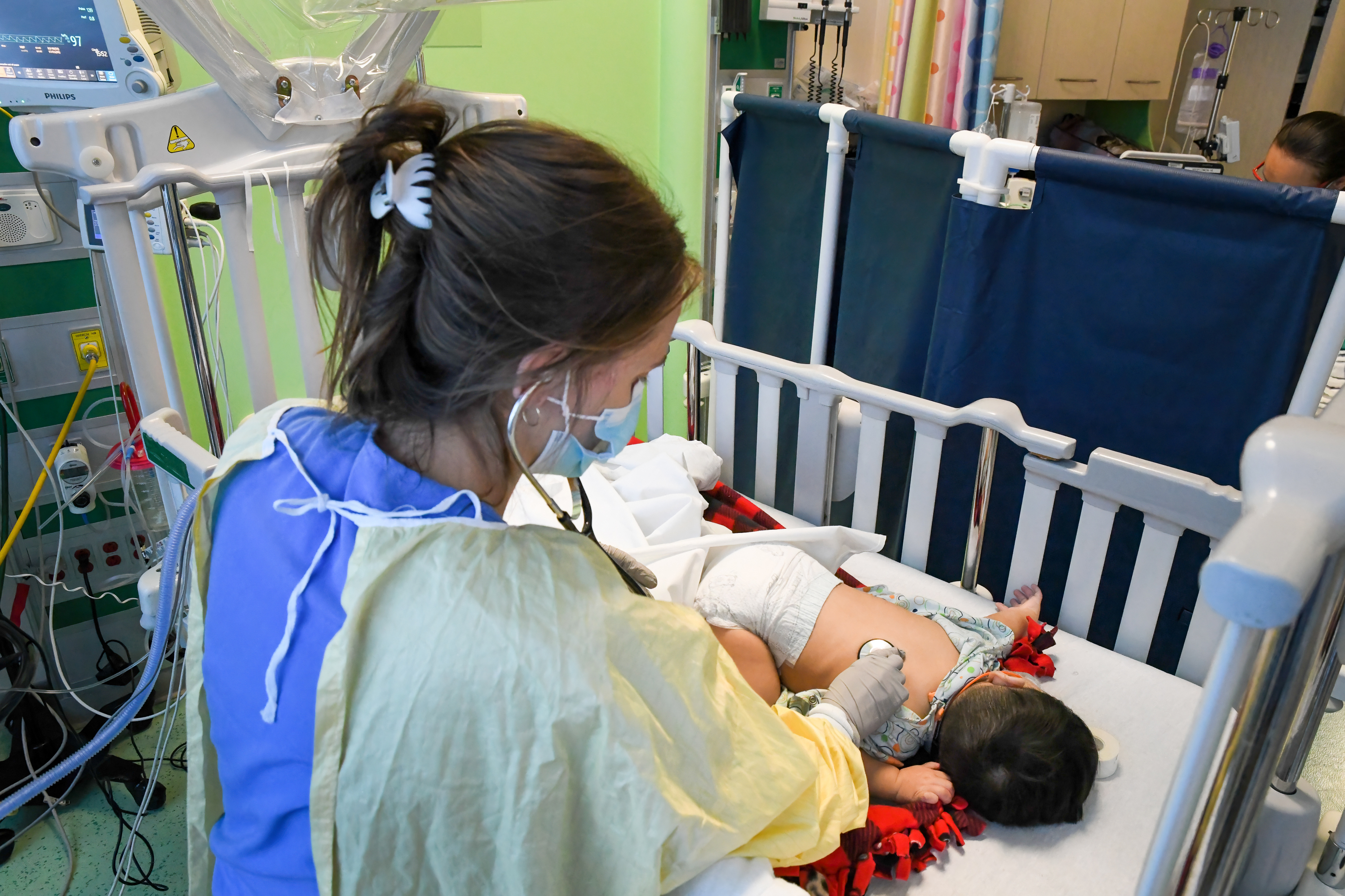 Child Sick In Hospital