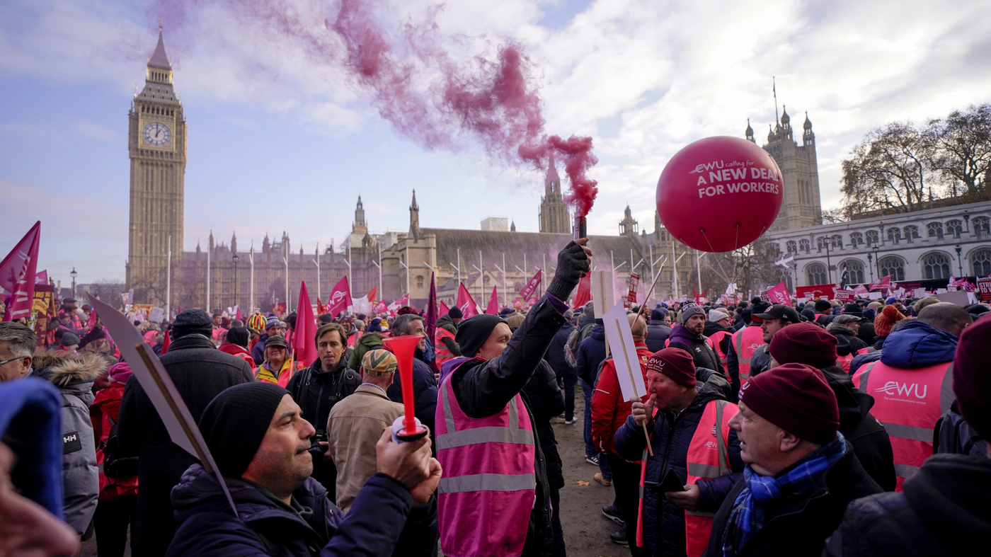 Britain's strikes hit the NHS, postal service, rail and other essential ...