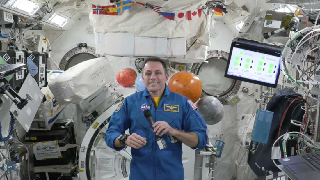 NASA astronaut explains research happening in space : Short Wave : NPR