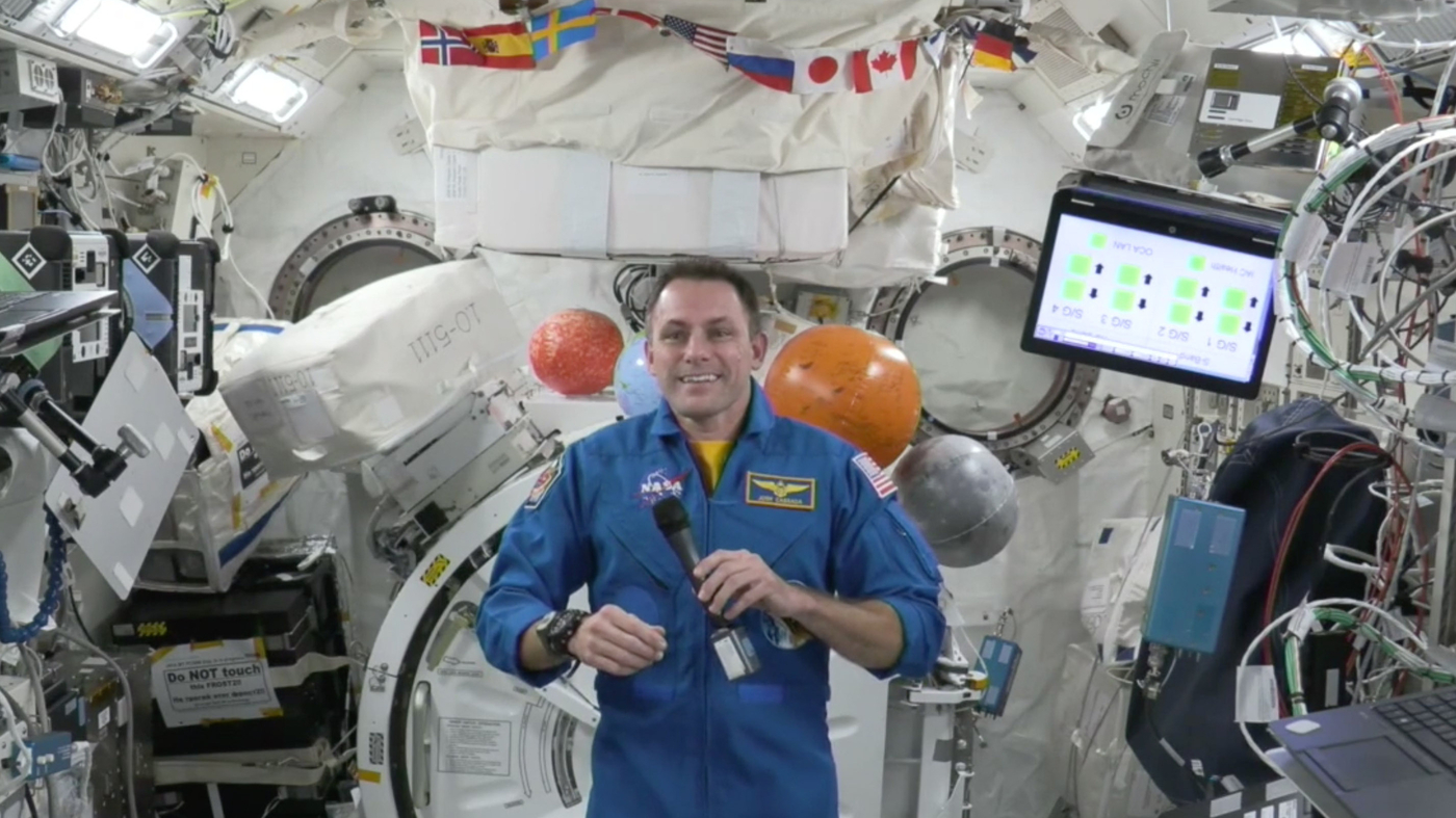 NASA astronaut explains research happening in space : Short Wave : NPR