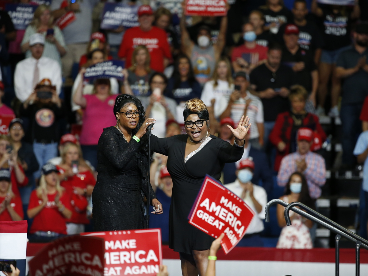 Lynnette Diamond Hardaway, of pro-Trump duo 'Diamond and Silk,' has ...