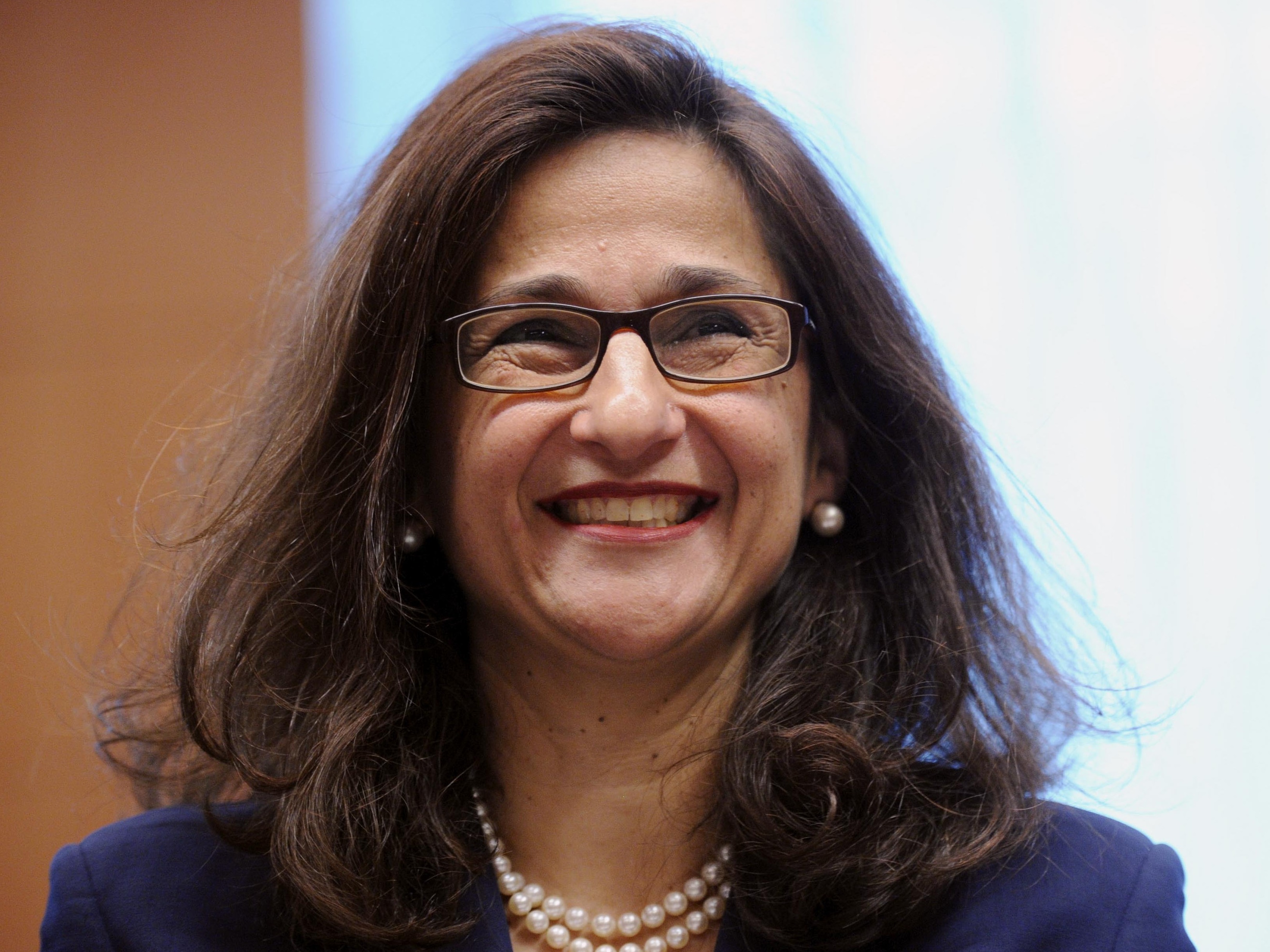 Nemat Shafik is named the first woman to be president at Columbia ...