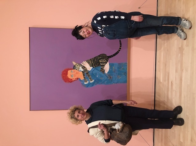 Mr. Whiskers is ready for his close-up: When an artist's pet is also ...