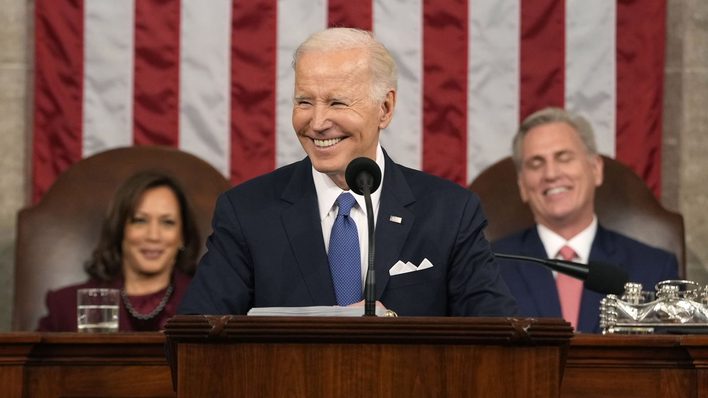 What does Biden's insult "lots of luck in your senior year" mean? : NPR