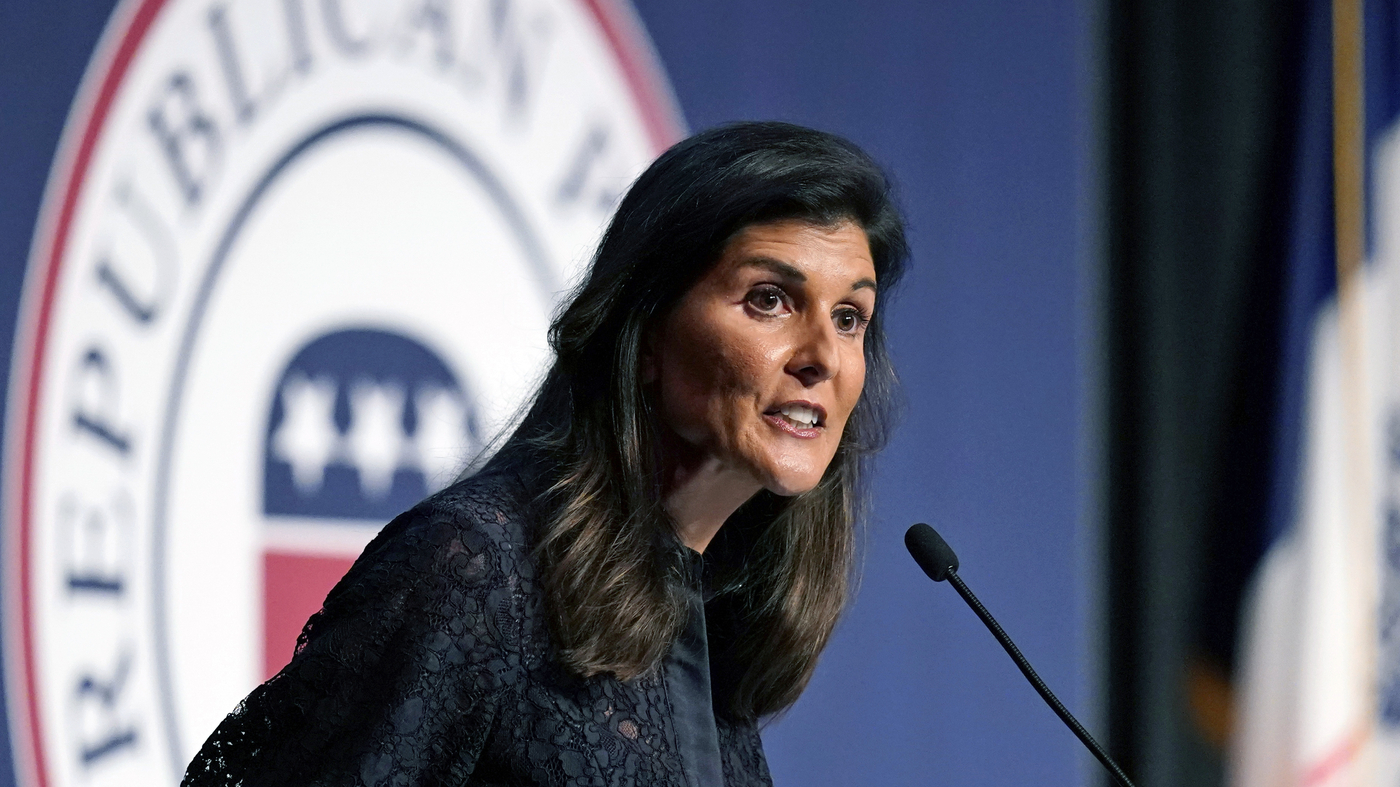 Nikki Haley says she is running for president : NPR