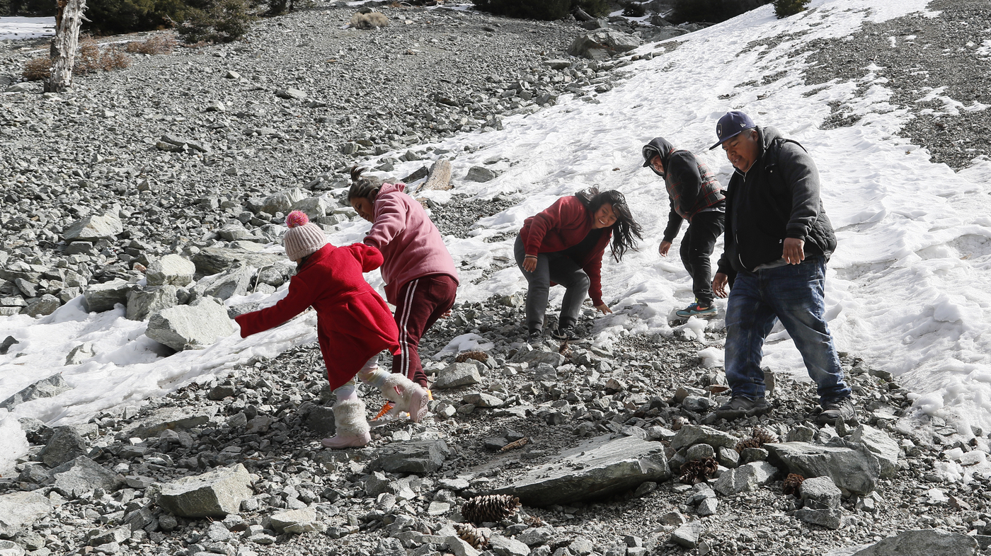 Winter storm sending heavy snow where California rarely sees it : NPR