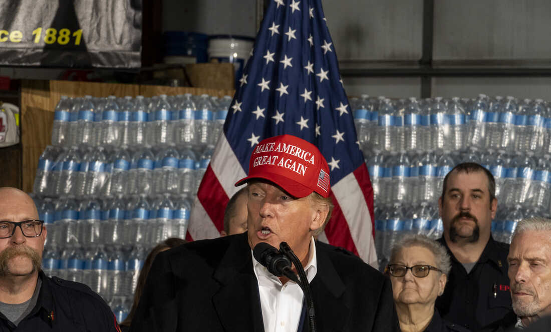 Trump visits East Palestine, but Biden says the White House is engaged ...