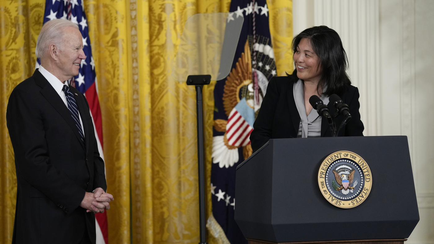 Biden taps Julie Su for labor secretary amid push by Asian Americans : NPR