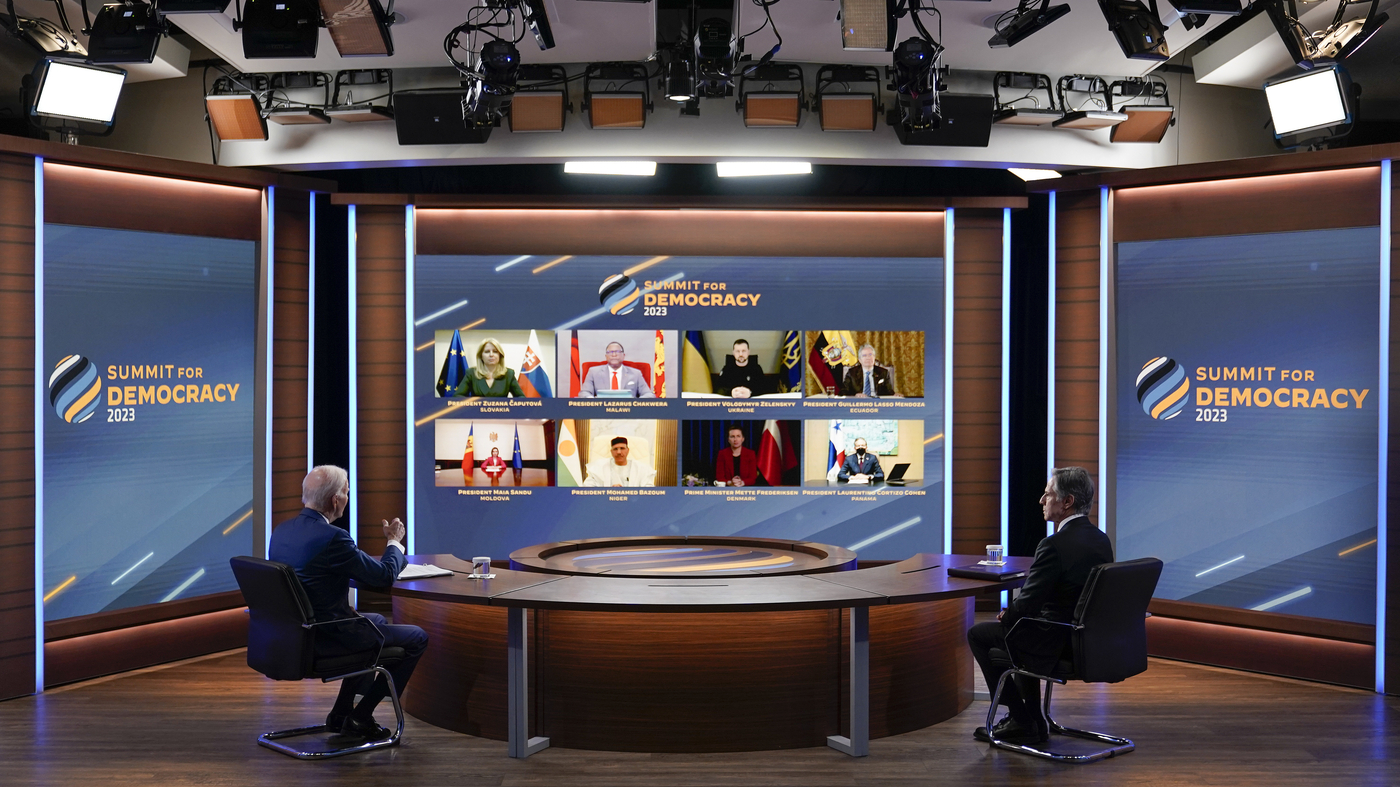 The U.S. co-hosts a second Summit for Democracy in Costa Rica : NPR