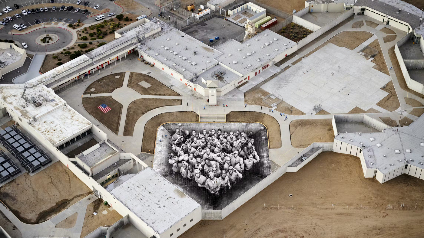 JR: How a mural in Tehachapi supermax prison rekindled hope for inmates ...