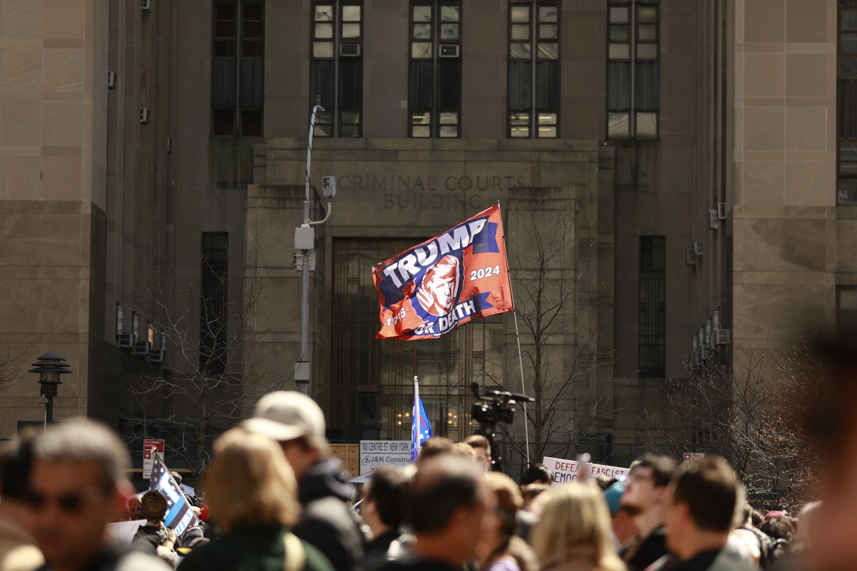 Photos: See how the Trump indictment day unfolded : The Picture Show : NPR