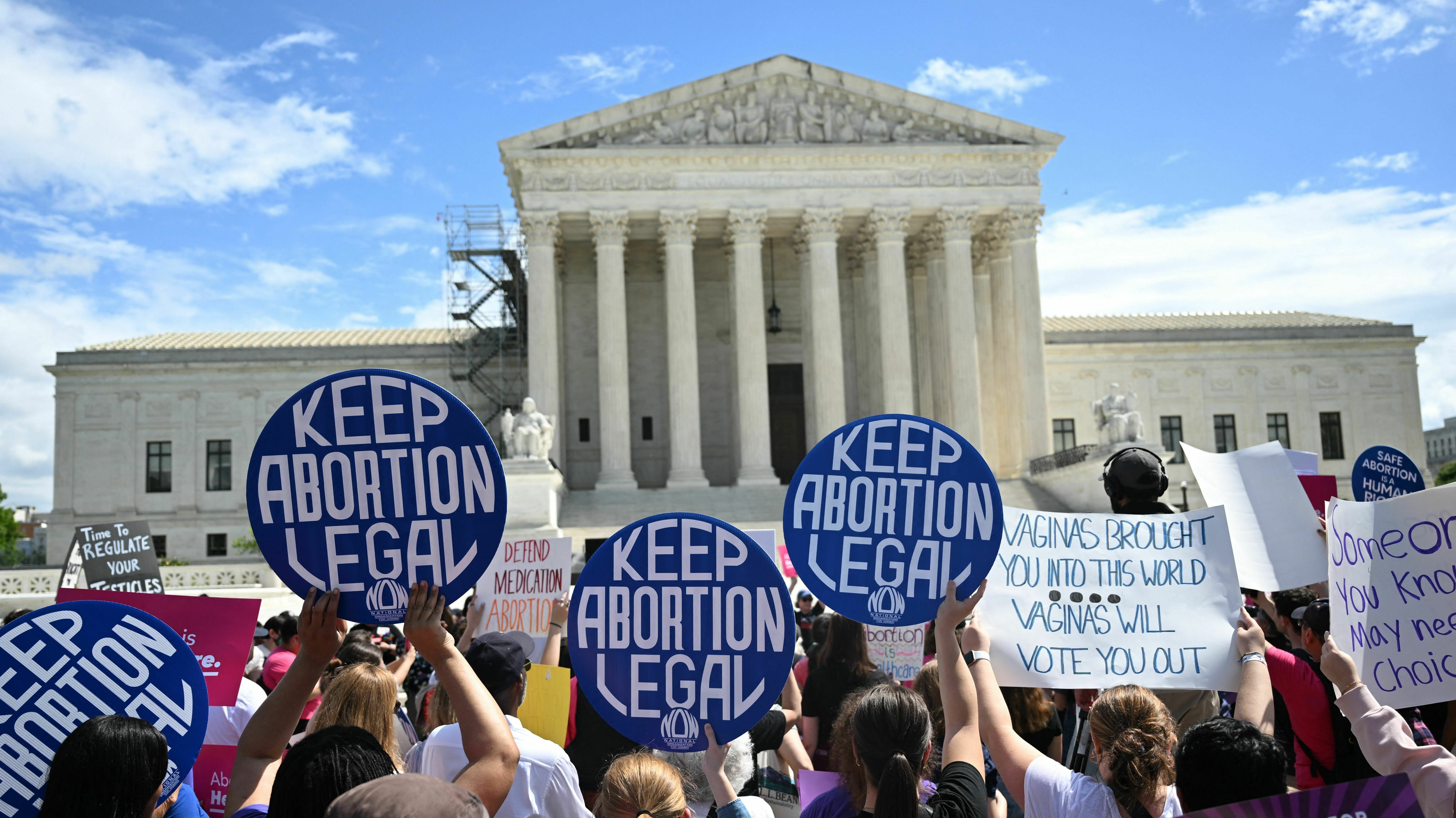 Across the country, abortion rights advocates rally in support of ...
