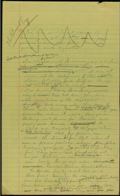 Toni Morrison's diary entries, early drafts and letters are on display ...